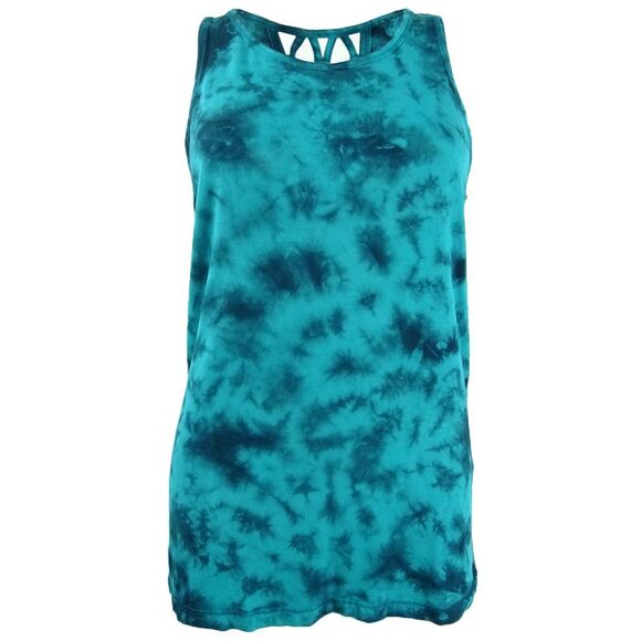 Ideology | Tops | Ideology Womens Tiedyed Latticeback Tank Top Xs Jade ...